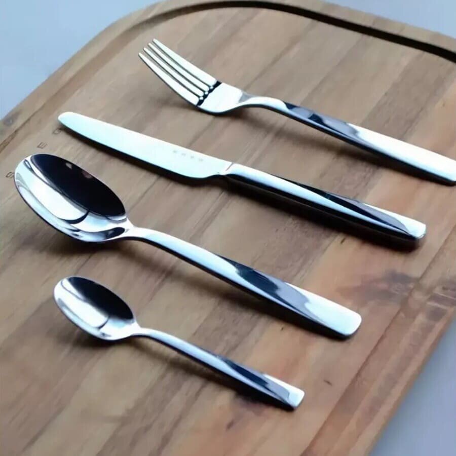 Набор столовых приборов SMEG "Western", нержавеющая сталь, 4 предмета