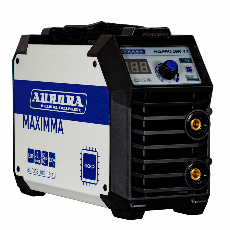 Сварочный инвертор Aurora MAXIMMA 2000 V.3 RICHIP, для ручной дуговой сварки покрытым электродом