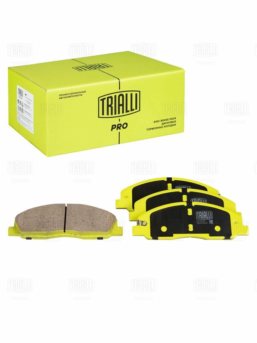 Колодки тормозные дисковые передние для а/м ГАЗель Next, TRIALLI PF972CR