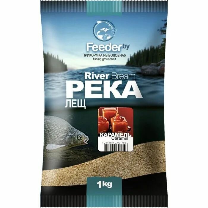 Прикормка FeederBy JVC Original Caramel река карамель 1кг