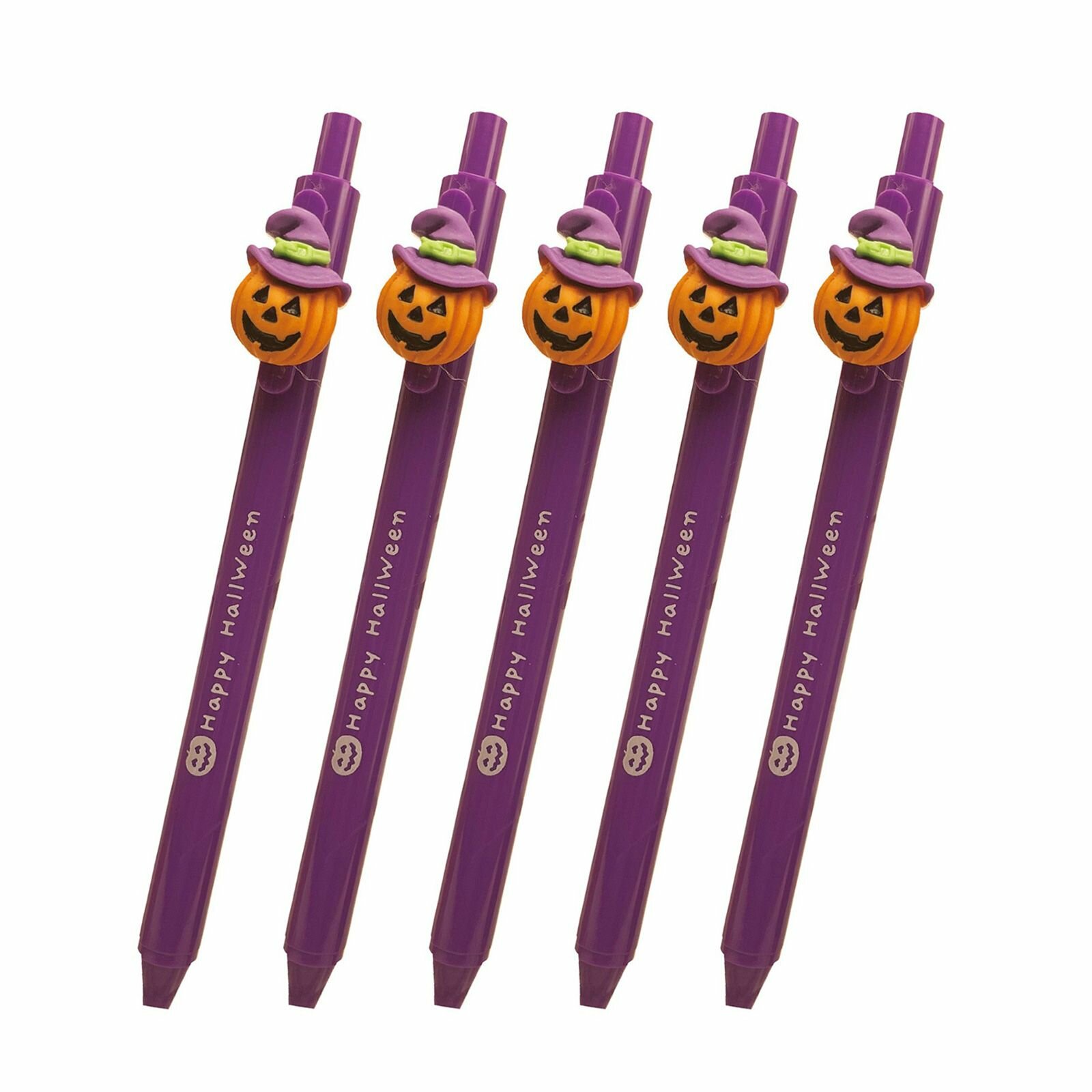 5pcs Halloween Gel Pen Cartoon Cartoonalable смешное письмо для взрослых