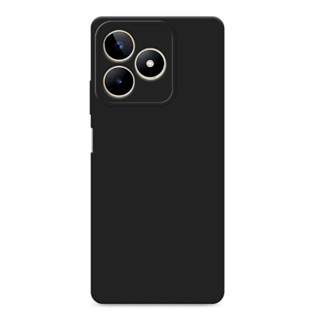 Чехол силиконовый для Realme C51/C53/Note 50 (4G)/Narzo N53, с защитой камеры, X-CASE, черный