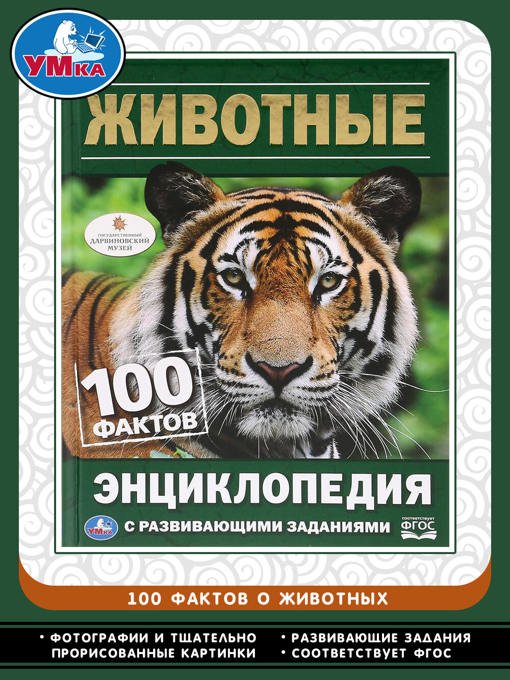 Седова Наталья Владимировна. Животные. 100 фактов. Энциклопедия с развивающими заданиями