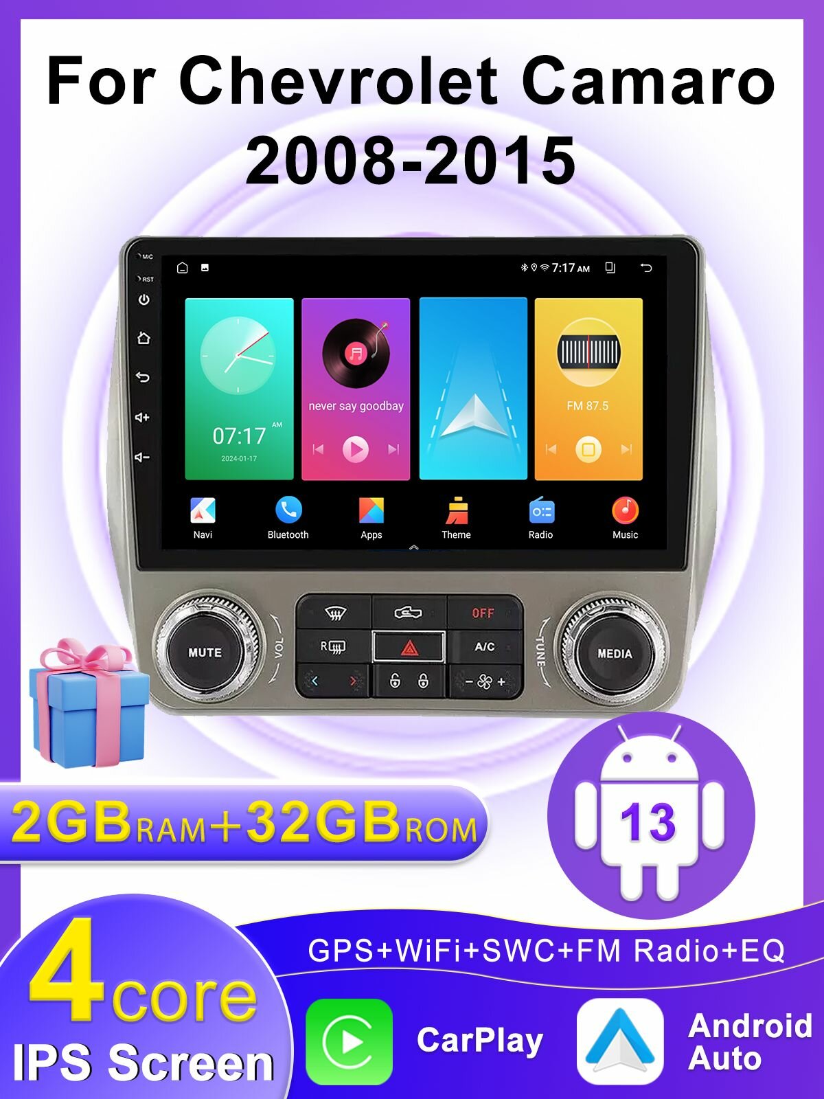 Магнитола для Chevrolet Camaro 2008-2015