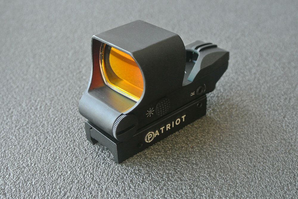 Коллиматорный прицел PATRIOT KR800, 1x40x28, для пневматического оружия