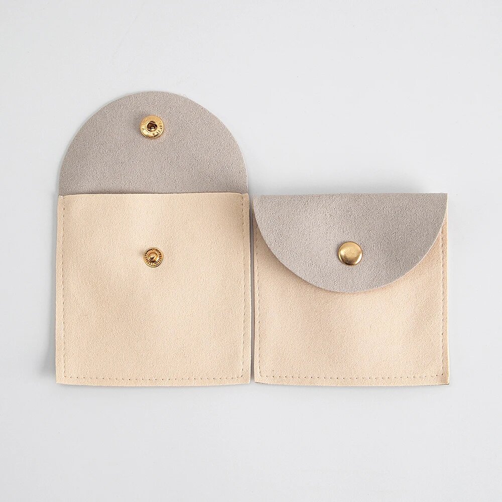 Набор из 10 бархатных мешочков из микрофибры no logo