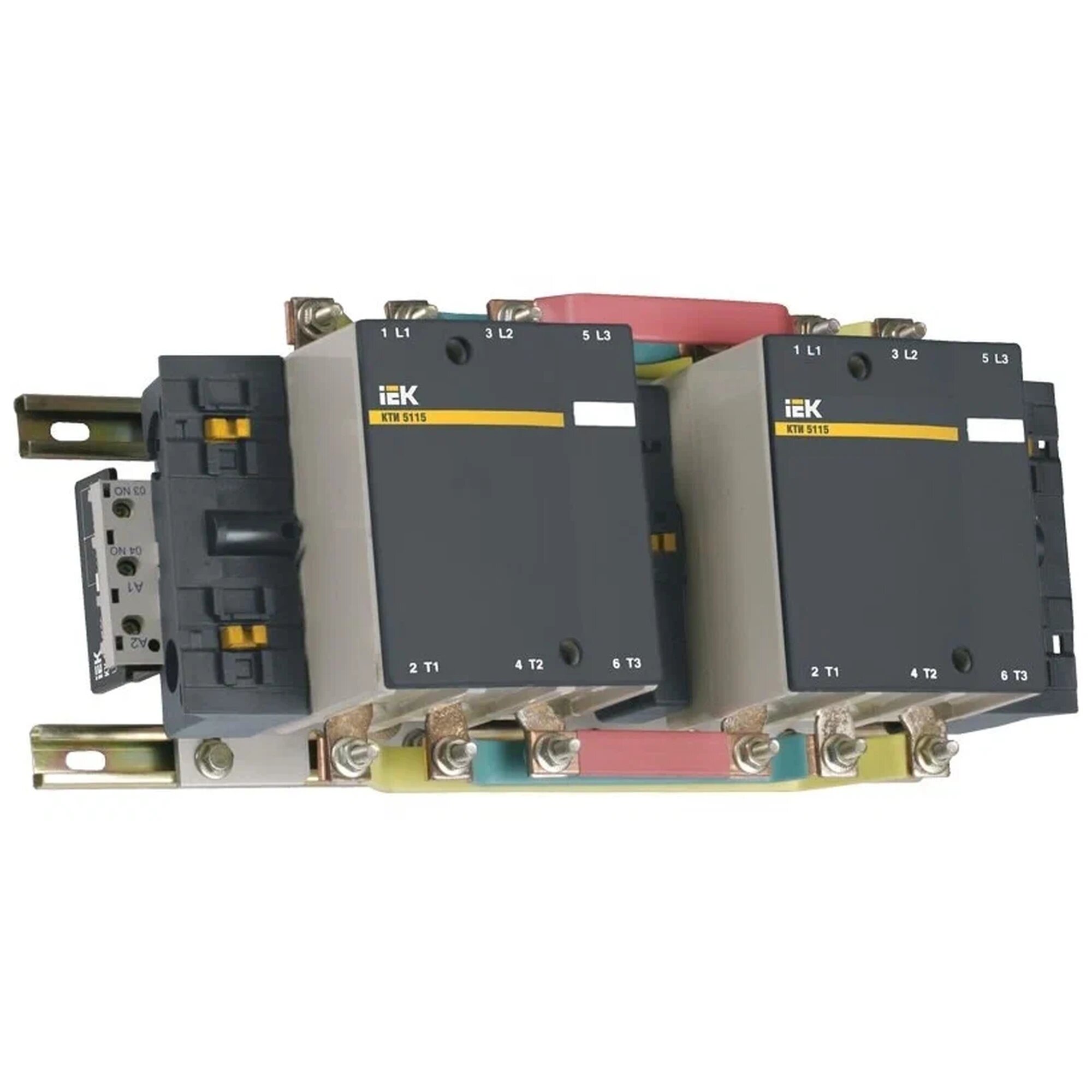 Вспомогательный контактор/реле IEK KKT53-225-230-10, 225А, 230В AC, IP00, монтажная панель, винтовое соединение