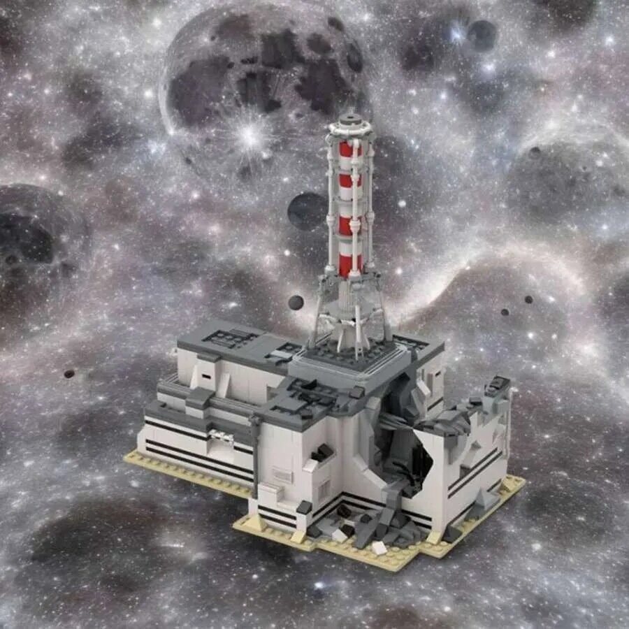 Большой исторический диорама Мок набор строительных блоков 853 деталей