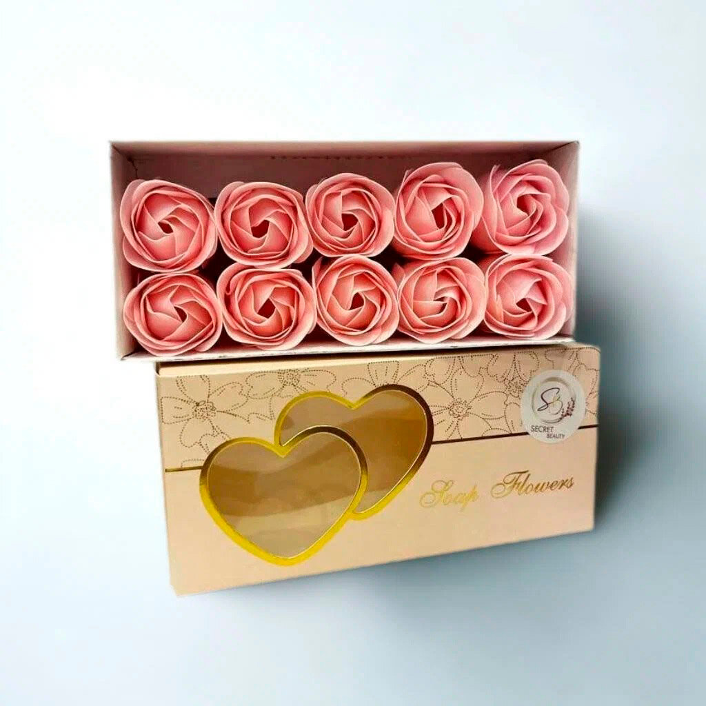 Мыльные розочки / Мыло декоративное / набор 10 штук / мыло /