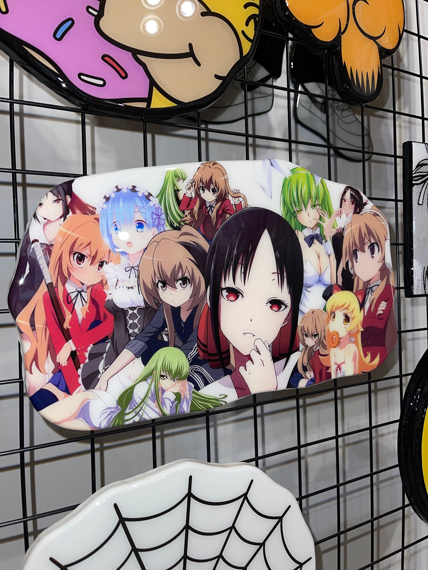 Картина Gabber "Аниме тян", настенная, светится в темноте, МДФ, акрил, эпоксидная смола