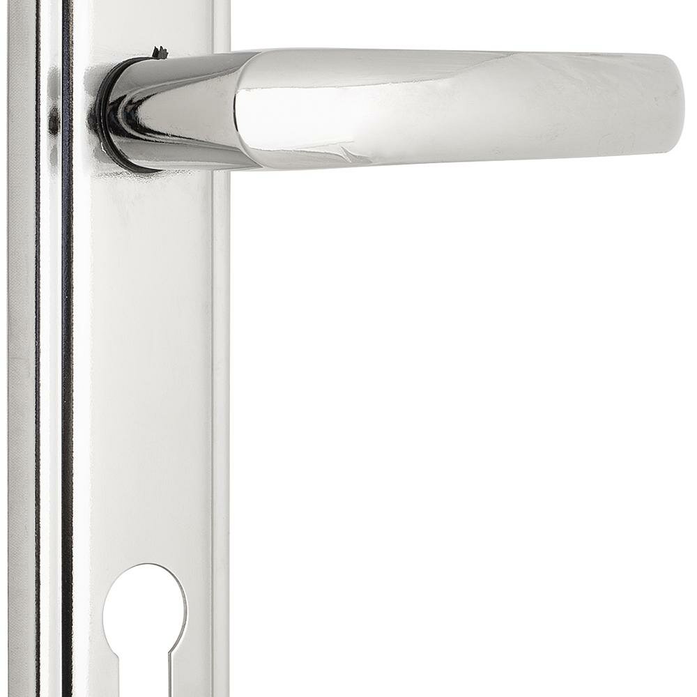 Ручка дверная универсальная на планке РФ1-85.02, цвет хром