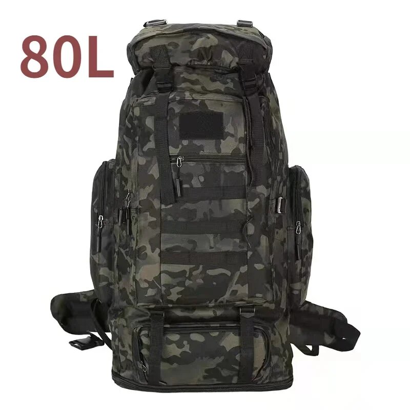 Тактический рюкзак 80L Camo Black