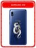 Чехол на Samsung Galaxy A10 / Самсунг Галакси А10 с принтом Монохромная змея рис...