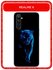 Чехол на Realme 6 / Реалми 6 с принтом "Пантера в лунном свете"