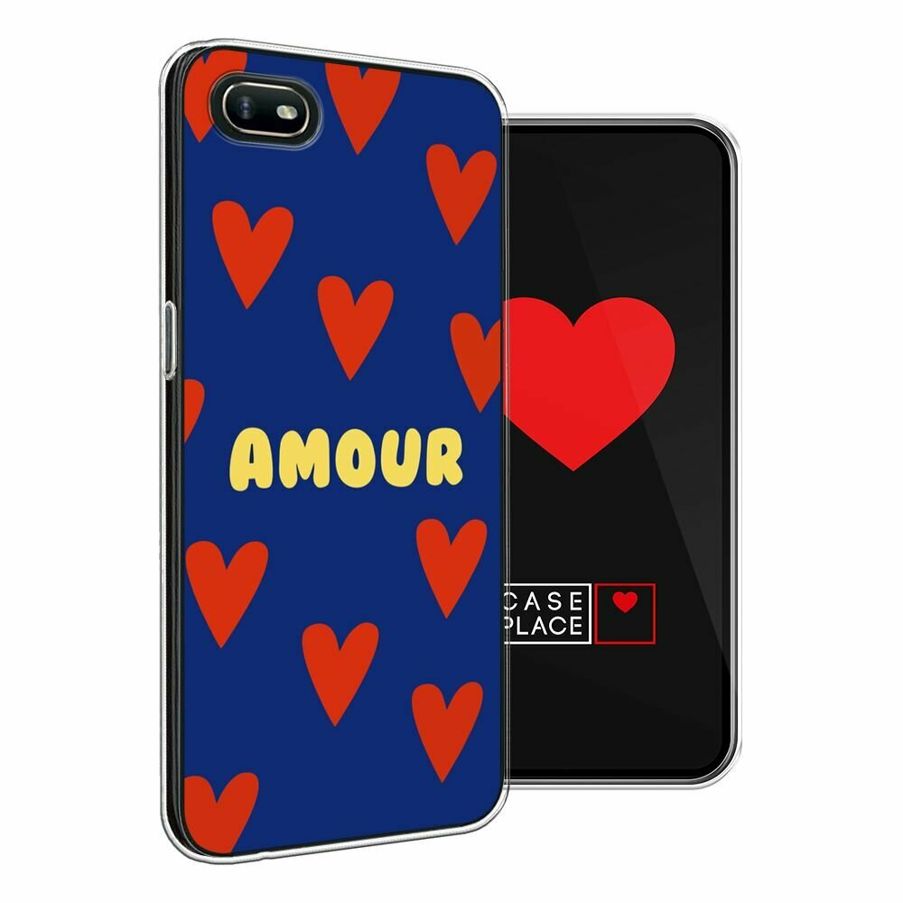 Чехол на Oppo A1k / Оппо А1к с принтом "Amour art - 14 февраля" — фото 1