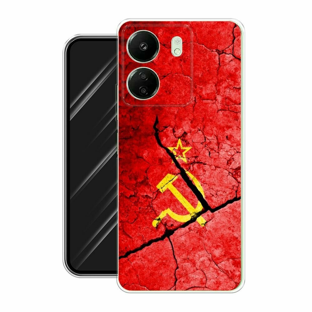 Чехол на Xiaomi Redmi 13C/Poco C65 / Сяоми Редми 13C/Поко С65 с принтом "СССР" — фото 1