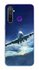 Чехол на Realme 5 Pro / Реалми 5 Про с принтом "Самолет в небе"