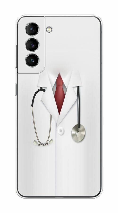 Чехол на Samsung Galaxy S21 / Самсунг Галакси S21 с принтом "Халат врача"