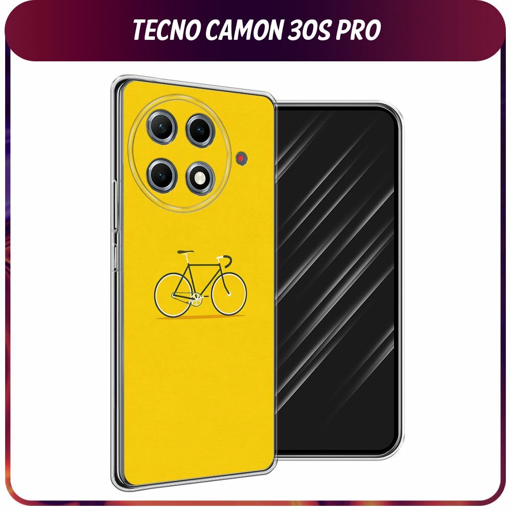 Чехол на Tecno Camon 30S Pro / Текно Камон 30S Про с принтом "Хобби велосипед 1"