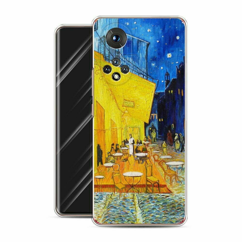 Чехол на Honor 50/Huawei Nova 9 / Хонор 50/Хуавей Нова 9 с принтом "Ван Гог Желтый дом" — фото 1