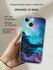 Чехол на Apple iPhone 13 mini / Айфон 13 мини с принтом "Бирюзовое небо"