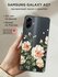 Чехол на Samsung Galaxy A07 / Самсунг А07 с принтом "Цветочная картина 2", прозр...
