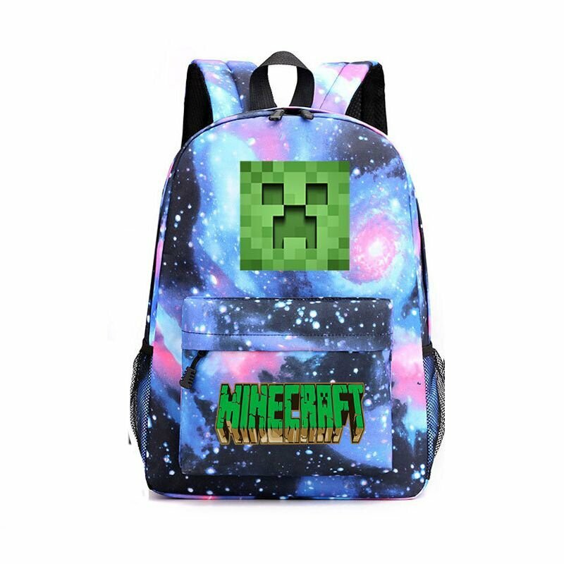 Kids backpack children minecraft unisex boys bags school for students teenagers