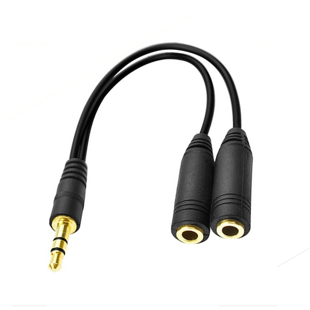 3,5-мм звуковой разветвитель для подключения нескольких устройств Без потери качества