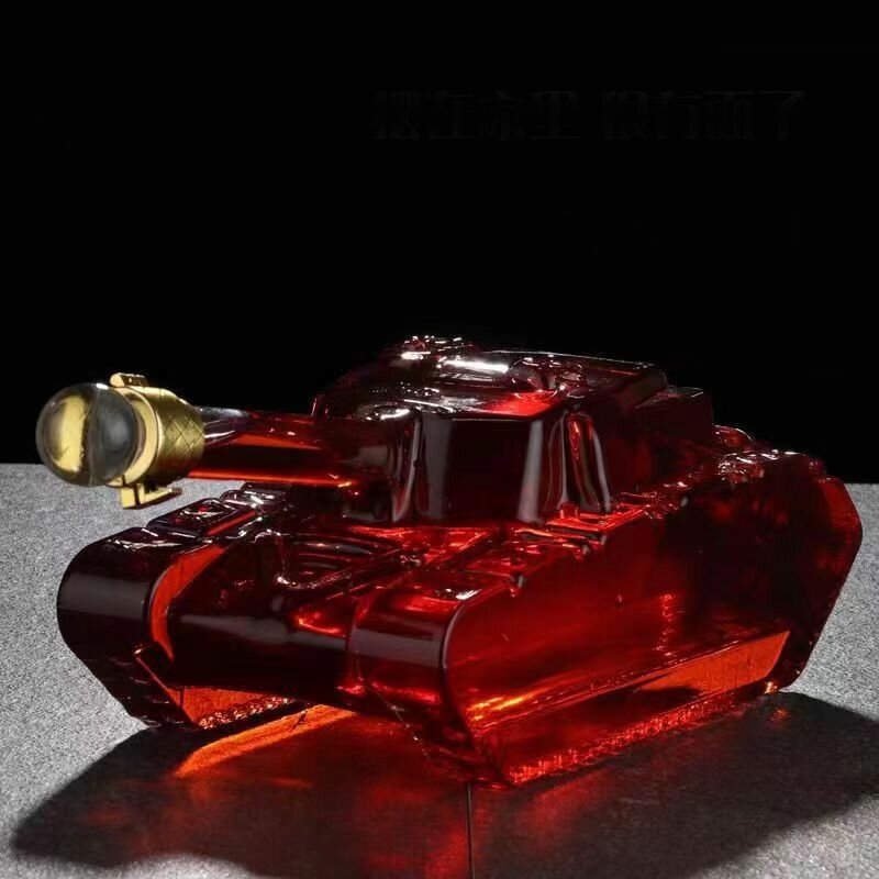 Графинчик для виски с забавным животным. Высокий графин из боросиликатного стекла. Статуи животных 500ml