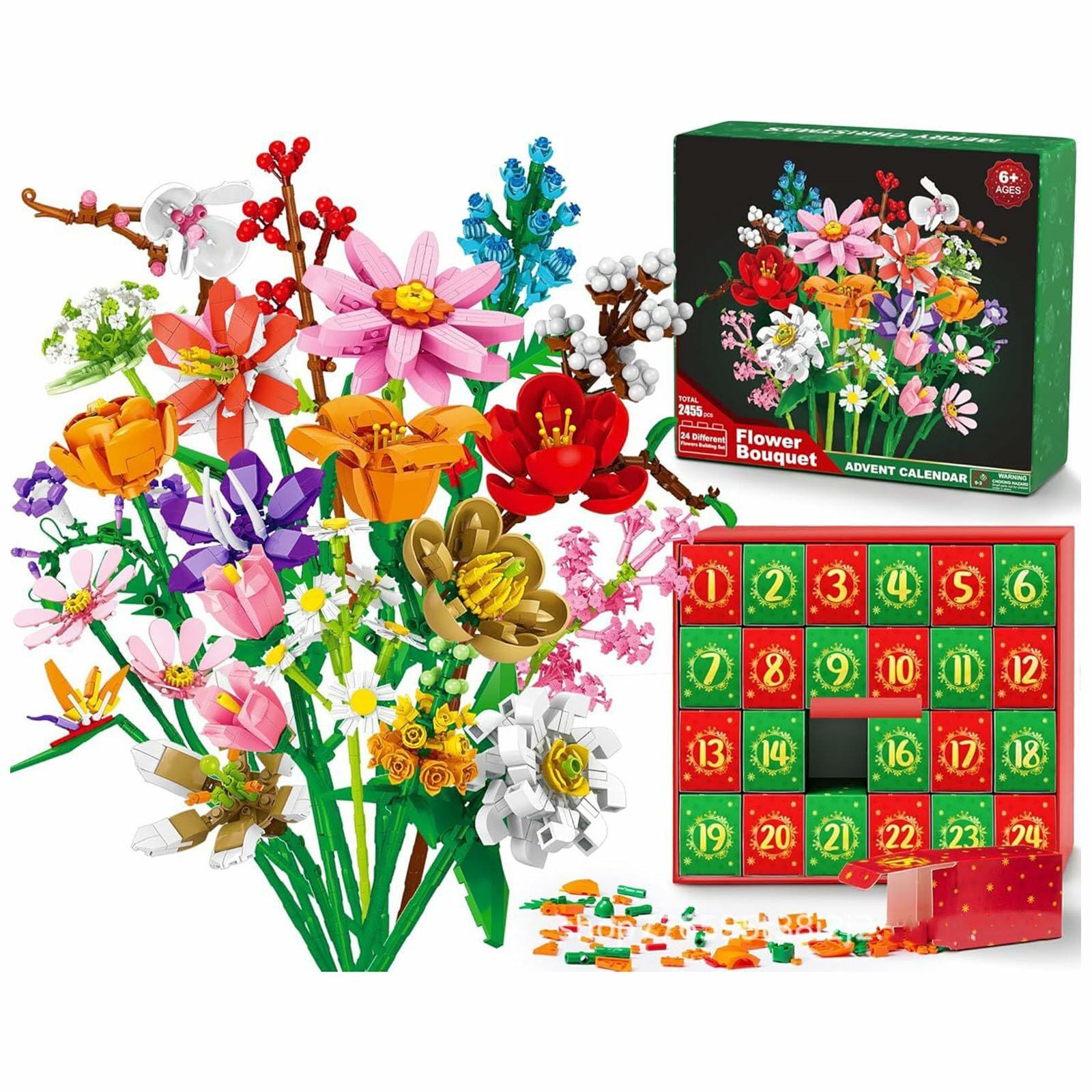 Адвент-календарь,24 фигурки; Funko Advent Calendar: Flower Bouquet Christmas Countdown