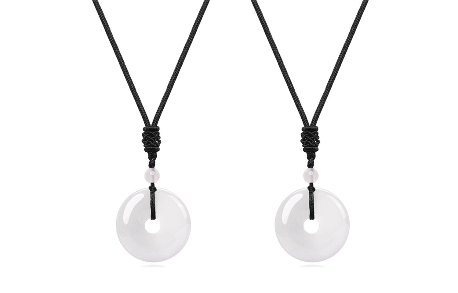 Колье, халцедон