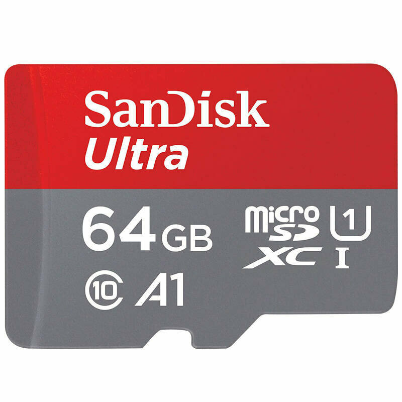 Карты памяти SanDisk, 64G, multicolor, высокая скорость передачи данных