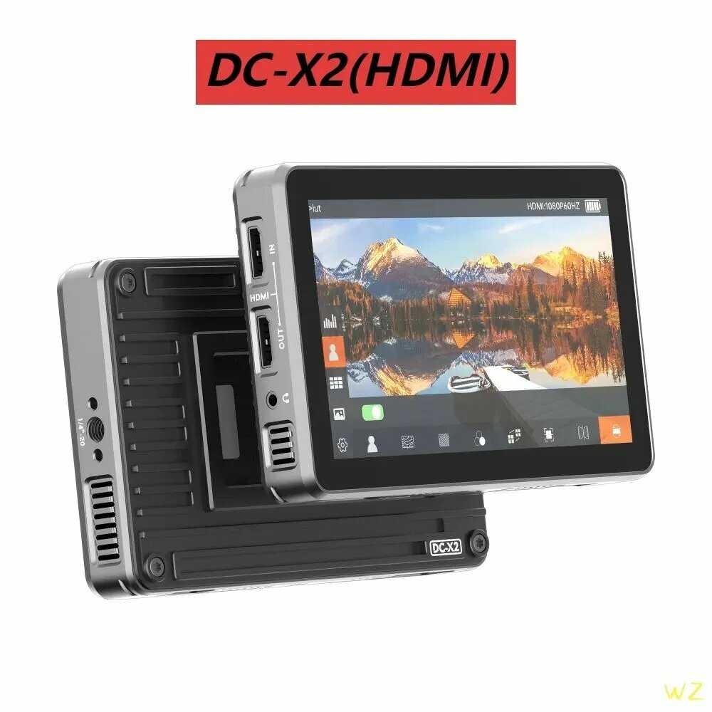 VILTROX DC-X2 Series Сенсорный экран 6-дюймовый FHD монитор камеры 2000 нит 3D LUT 1080P 4K HDMI входы для камеры