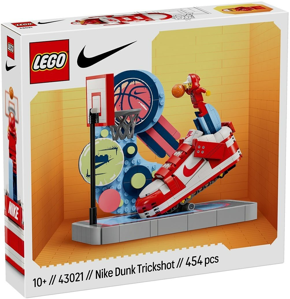 Конструктор LEGO 43021 Nike Dunk Трикшот, 454 деталей, для детей и взрослых