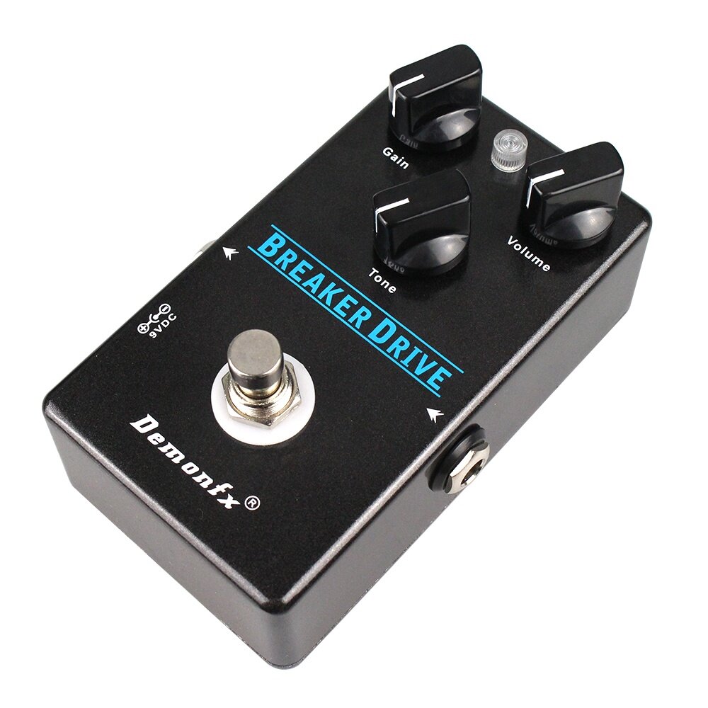 Demonfx высококачественного синего разрушителя Overdrive искажения гитарного эффекта педального отверстия устройства