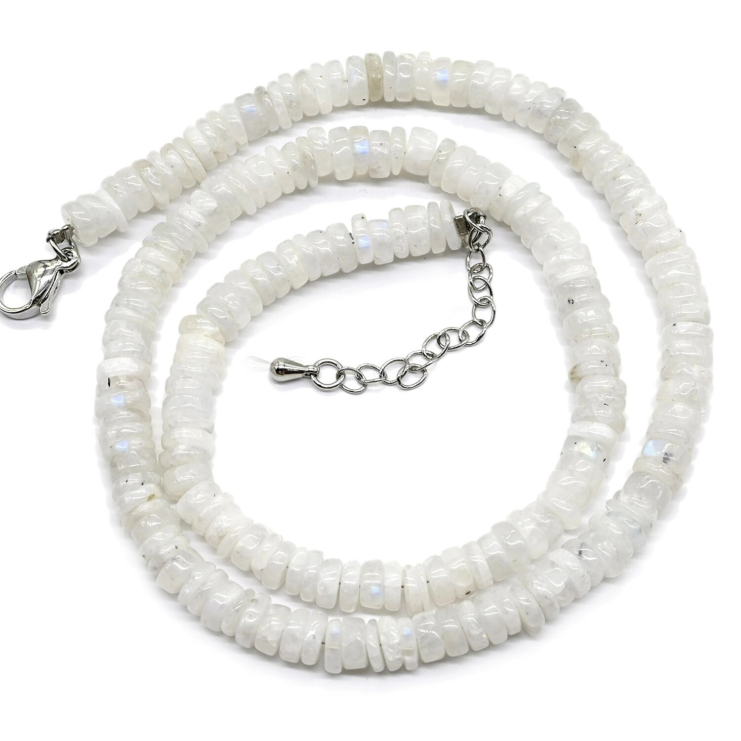 Бусы, лунный камень