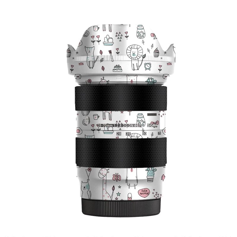 Защитная пленка для объектива L-Mount 28-70mm f/2.8 Sigma DG DN — Милый питомец белый