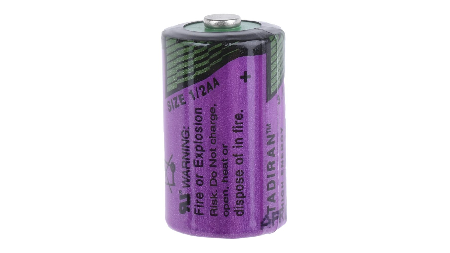 Батарейка TADIRAN SL-350/S 1/2AA 3.6V 1200mAh, литиевая, ( 1 ) штука, (Израиль)