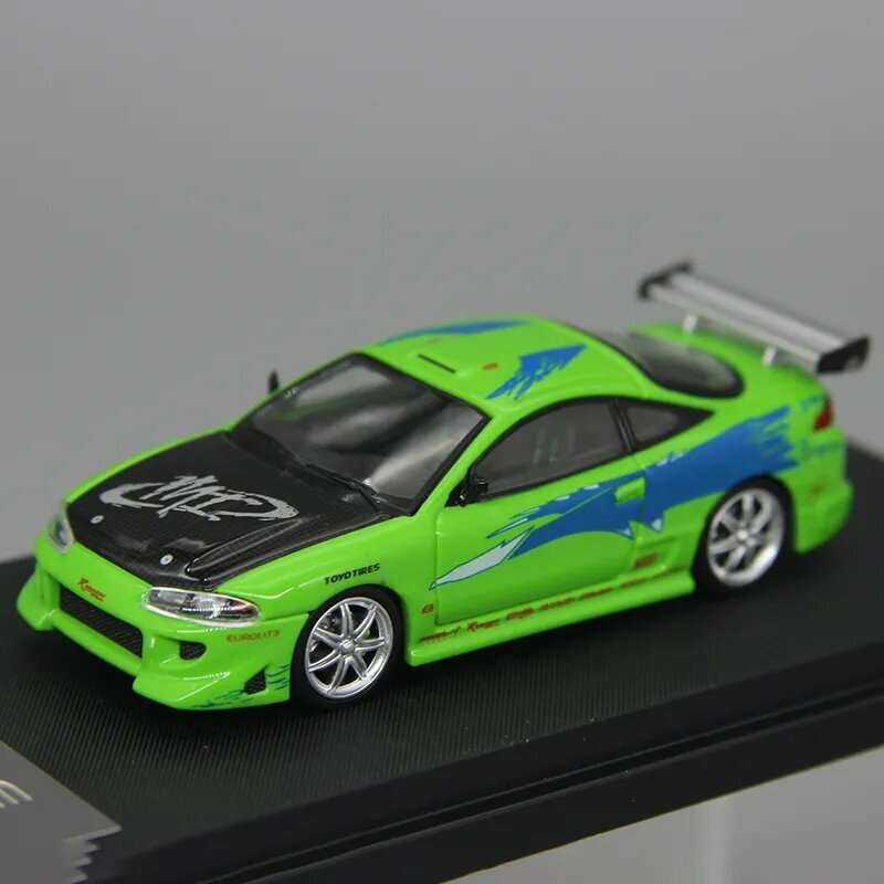 Fast Speed 1:64 Mitsubishi Eclipse Fast & Furious 1995 Легковая модель автомобиля