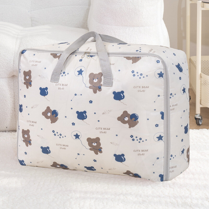 Новый стеганый одеяло мешок мультфильм оксфордская ткань для путешествий сумка для хранения толстая водонепроницаемая и