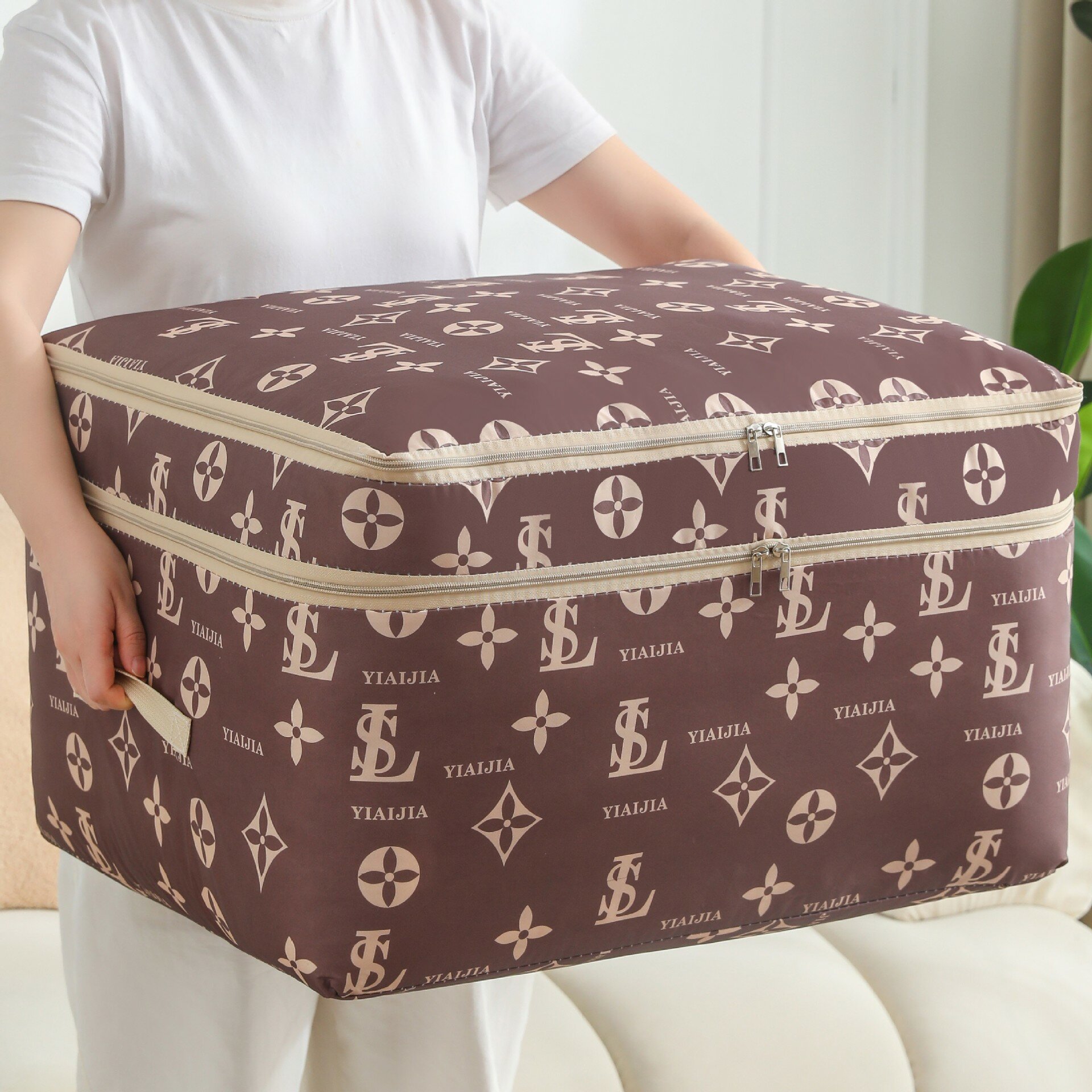 Сумка для хранения одеял из ткани Оксфорд, сумка большой вместимости для хранения одежды и одеял, очень большая