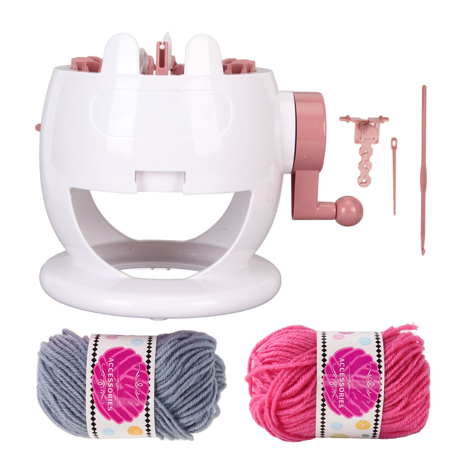 Вязальная машина на 22 иглы, круглая доска, вращающийся станок для самостоятельной сборки, подходит для взрослых, детей и начинающих.