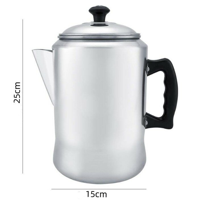 Прямые продажи с фабрики, чайник в стиле Гонконга, золотой короной, кофейный чайник, чайник для заваривания, чайник для латте, алюминиевый чайник, специальный чайник для молочного чая 3L