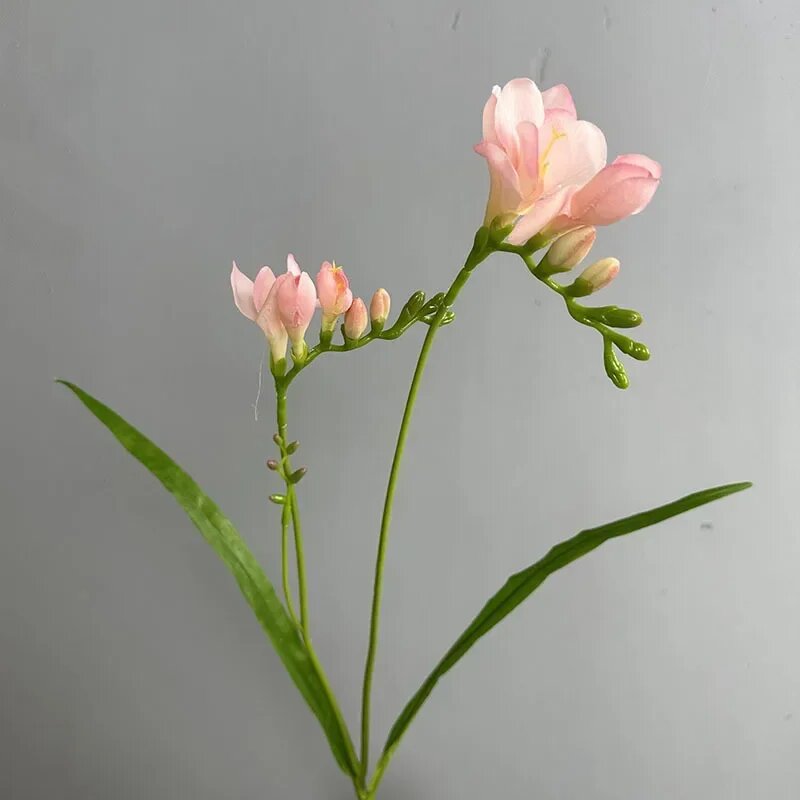 Искусственные цветы фрезия Green Aloes 4 шт. Розовый, light pink