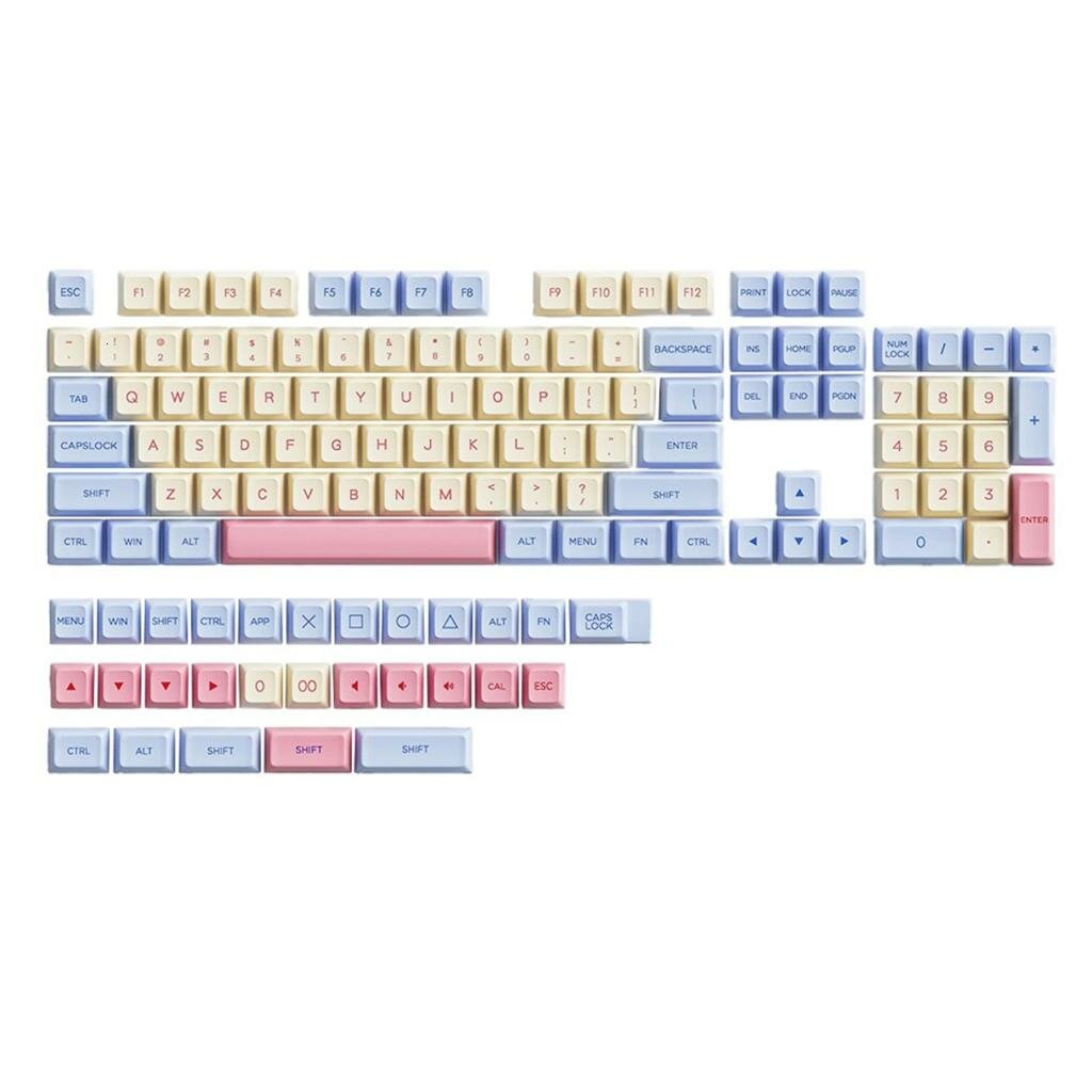 132 Клавиши PBT XDA Кейкапы