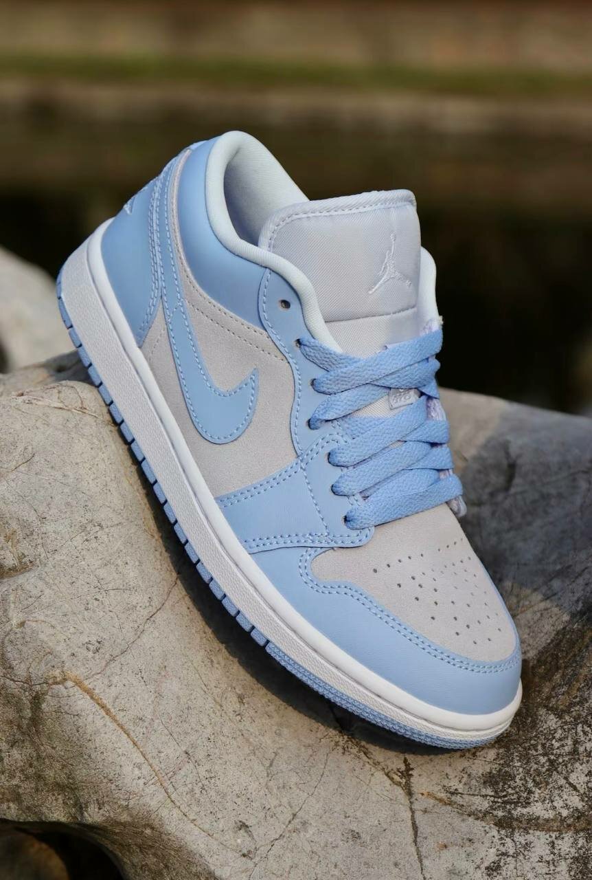 Кроссовки Air Jordan 1 Low "Football Grey Aluminum"