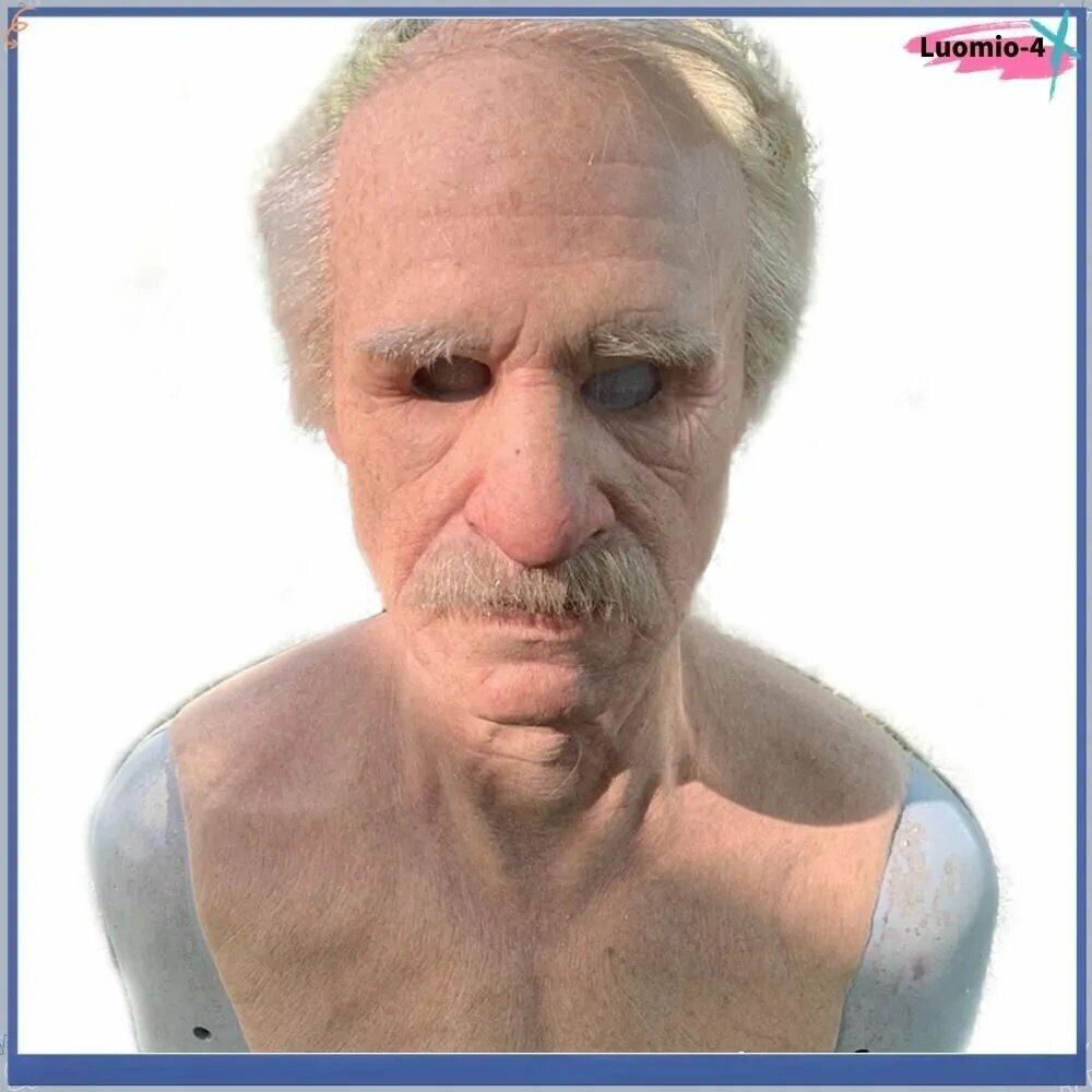 Хэллоуинская латексная маска для лица