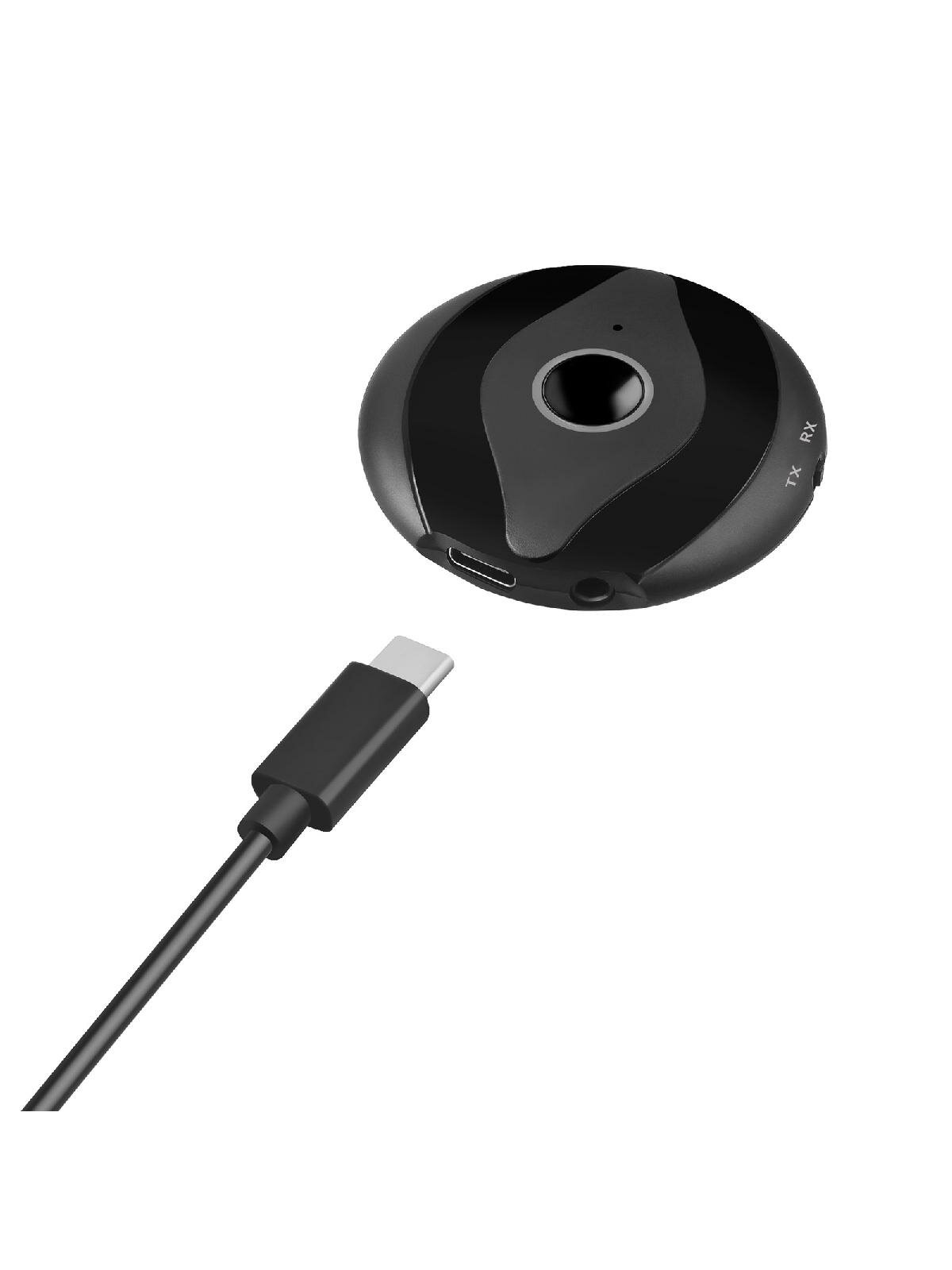 Аудиоприемник и передатчик AUX Bluetooth два в одном BT5.4 автомобильный аудиоразъем Bluetooth Bluetooth адаптер