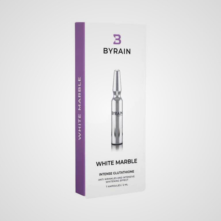Концентрат Белый Мрамор 7 х 2 мл Byrain White Marble Ampoules Ампулы 7х2 мл