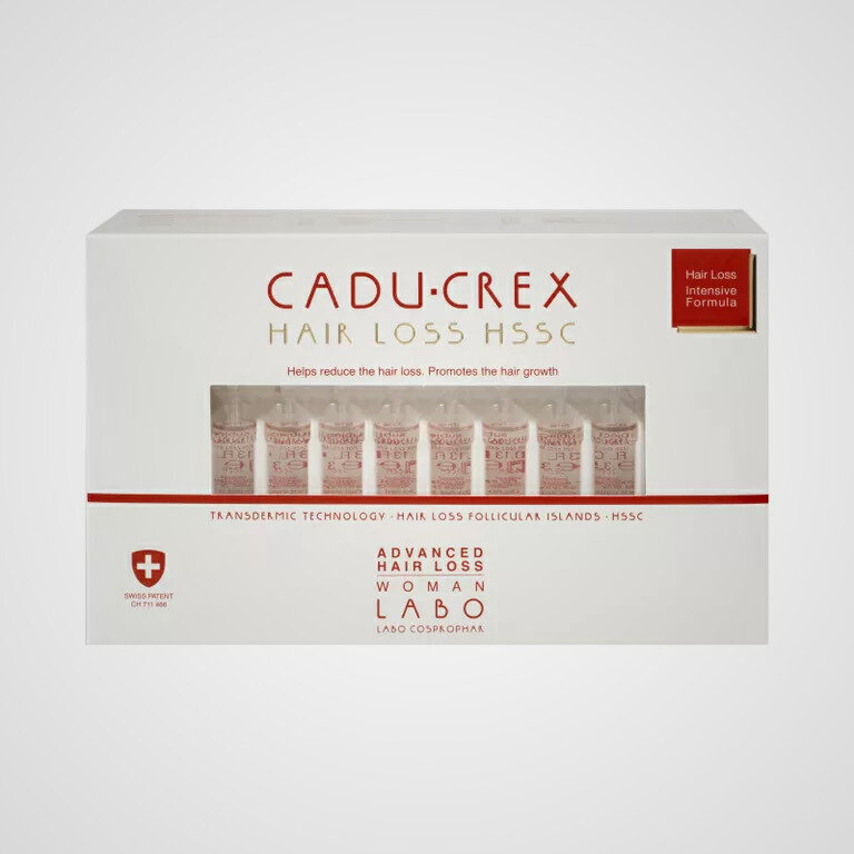 Ампулы для женщин при прогрессирующем выпадении волос CADU-CREX HSSC Advanced 40 ампул CRESCINA CADU-CREX HSSC Advanced Ампулы 40 ампул